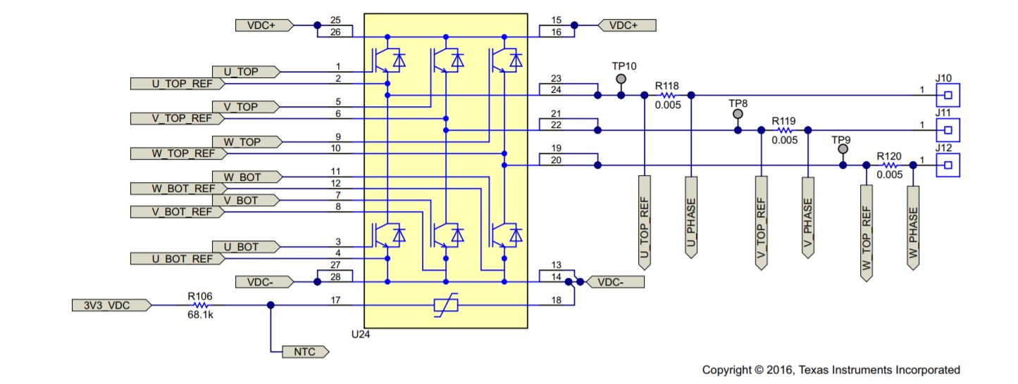 LAUNCHXL-F28069M: Phase current feedback topology for INSTASPIN - C2000 microcontrollers forum ...