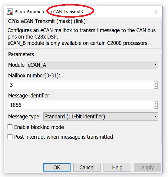 Launchxl F28069m Issue With Multiplexing Technique For Can Using Simulink C2000