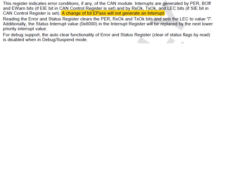 TMS320F28075: EPass bit in CAN_ES register - C2000 microcontrollers forum - C2000™︎ ...