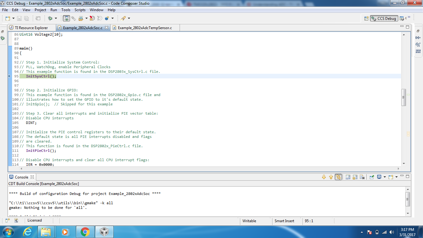 CCS/LAUNCHXL-F28027F: debugging error - C2000 microcontrollers forum ...