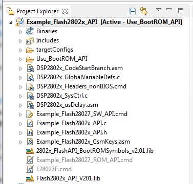Example_Flash2802x_API.c project CMD files question - C2000 microcontrollers forum - C2000™︎ ...