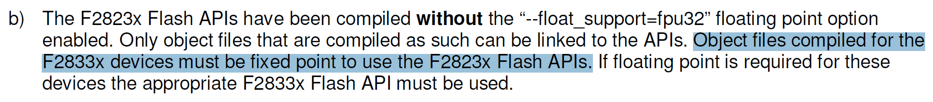 Fixed point build flash api for f28335 device - C2000 microcontrollers forum - C2000™︎ ...