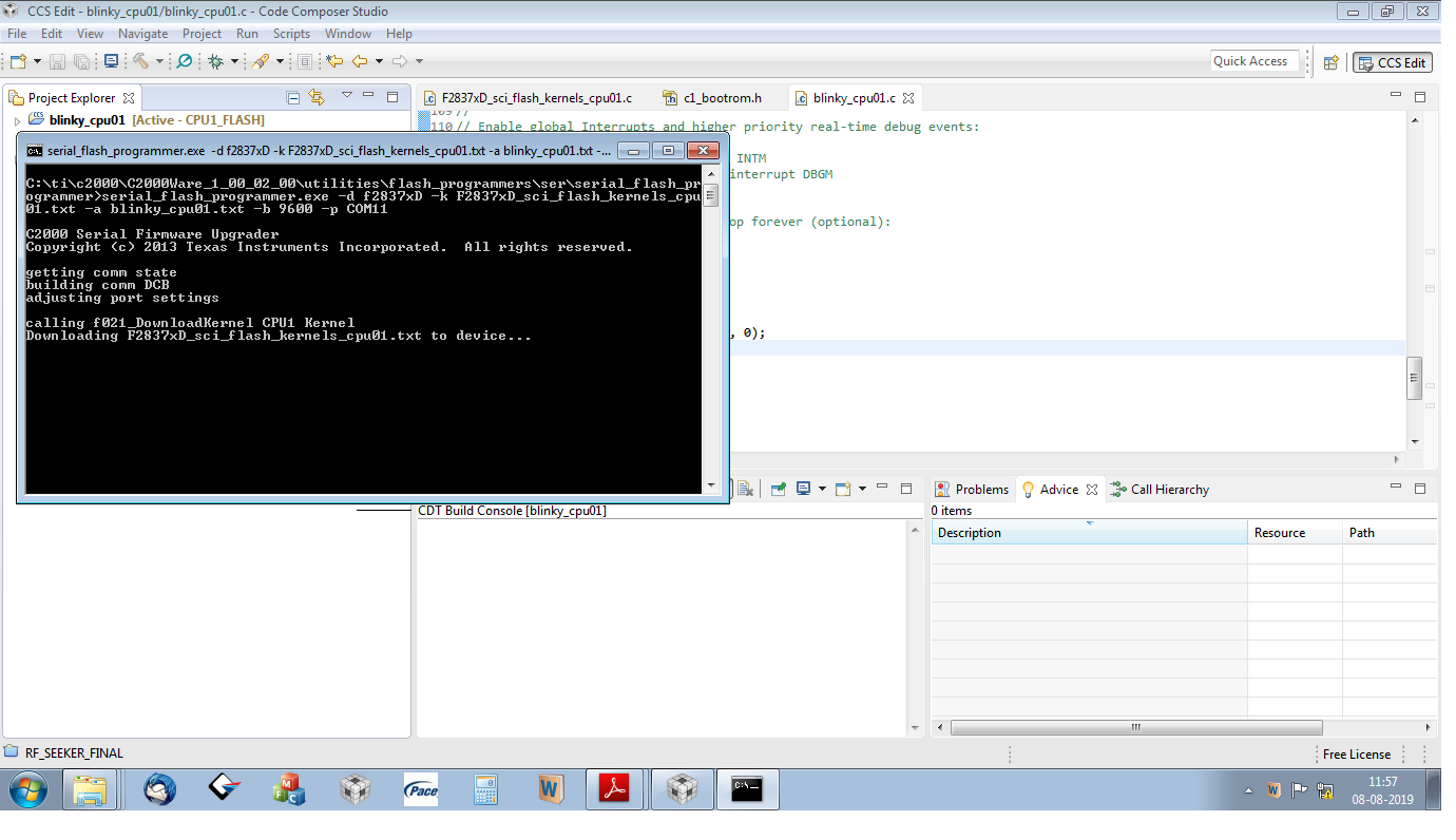 TMS320F28377D: CODE LOADING ISSUE - C2000 microcontrollers forum - C2000™︎ microcontrollers - TI ...