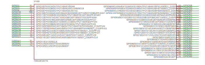 LAUNCHXL-F28377S: GPIO70 - C2000 microcontrollers forum - C2000™︎ microcontrollers - TI E2E ...