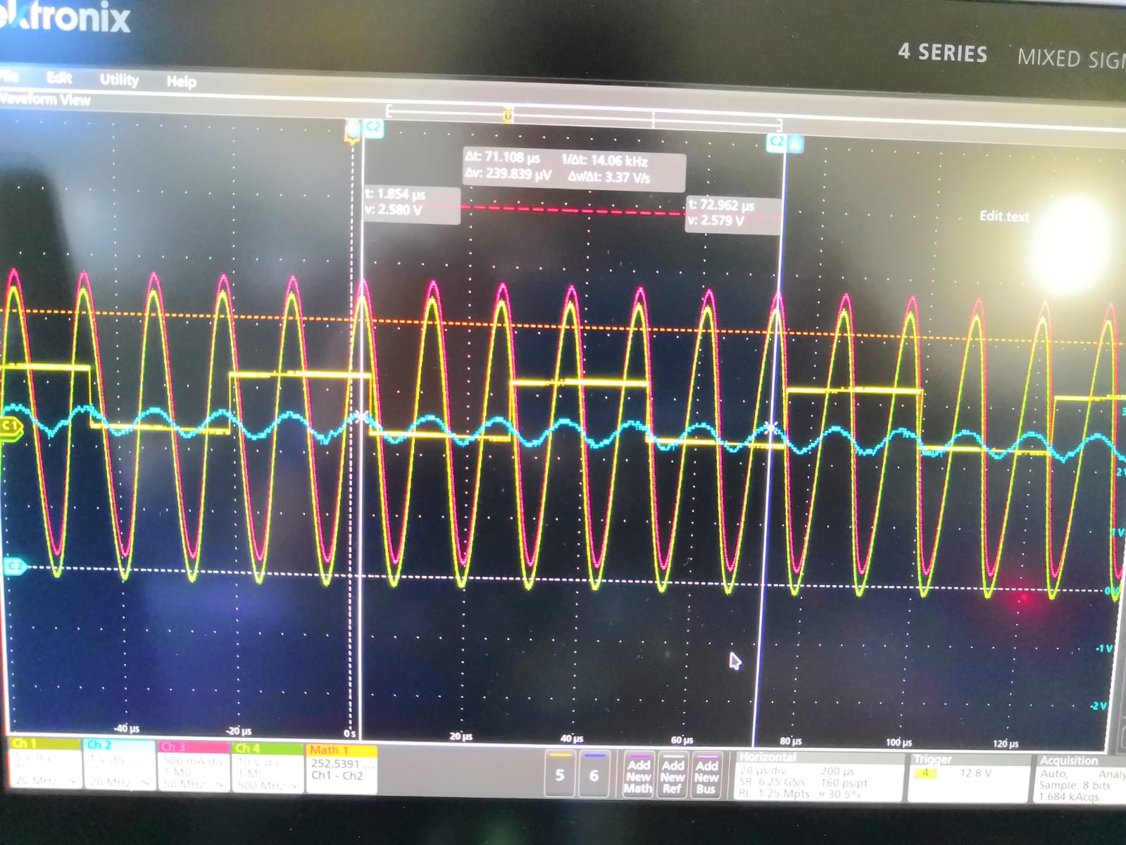 CCS/TMS320F2808: Use of ADC to measure AC voltage - C2000 ...