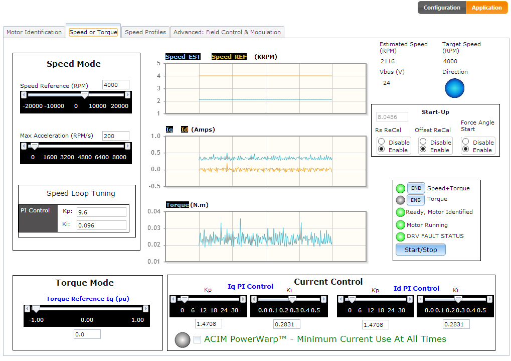 Target RPM issues using DRV8312 and InstaSPIN-Enabled Piccolo TMS320F28069M MCU (DRV8312-69M-KIT ...