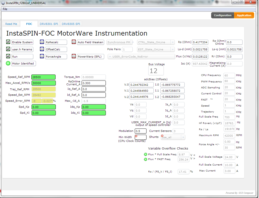 DRV8312-C2-KIT: Motor works but gets hot - C2000 microcontrollers forum - C2000™︎ ...