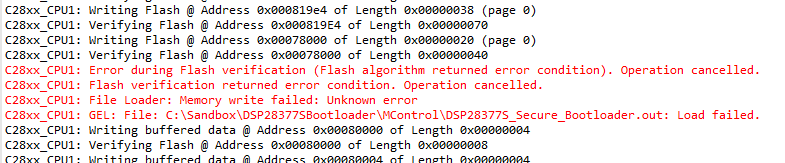 Tmx320f28377s Dcsm Debugging C2000 Microcontrollers Forum C2000™︎