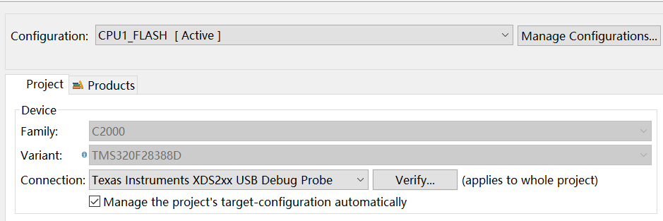 TMS320F28388S: switch device using syccfg tool - C2000 microcontrollers forum - C2000™︎ ...