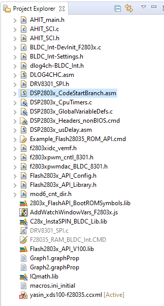 TMS320F28035: No source available for 0x3ff8cd - C2000 microcontrollers forum - C2000™︎ ...