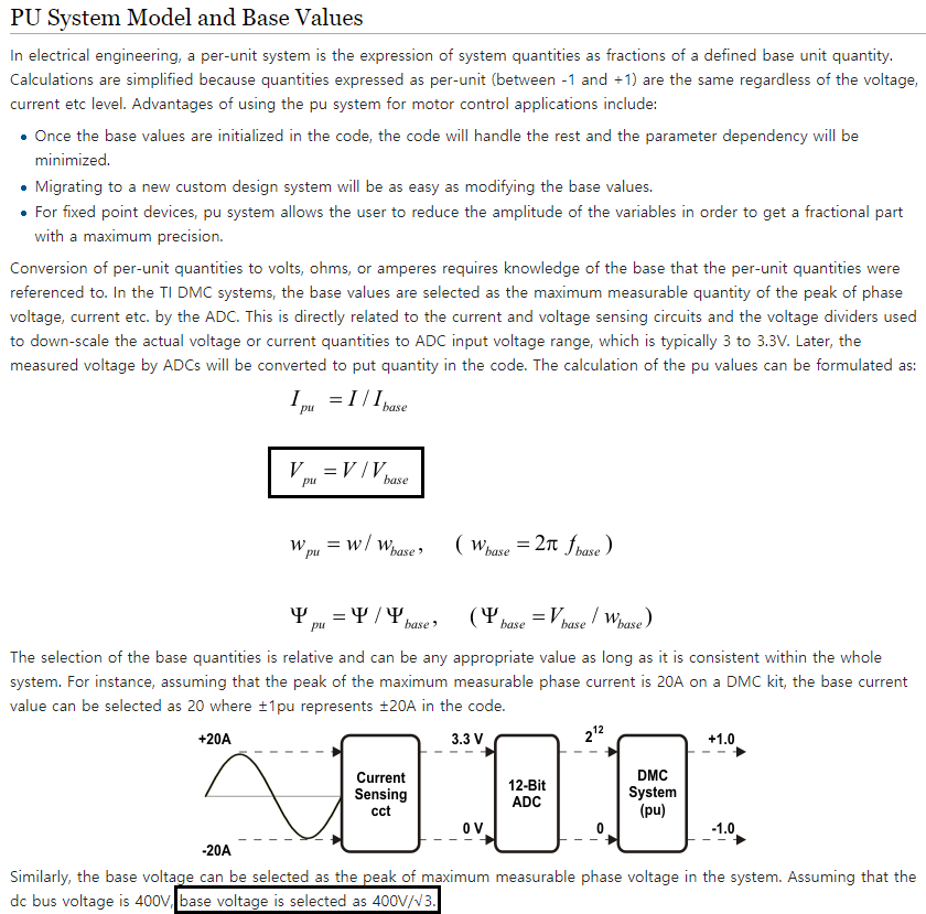 How to calculate vd,vq real voltage? - C2000 microcontrollers forum - C2000™︎ microcontrollers ...