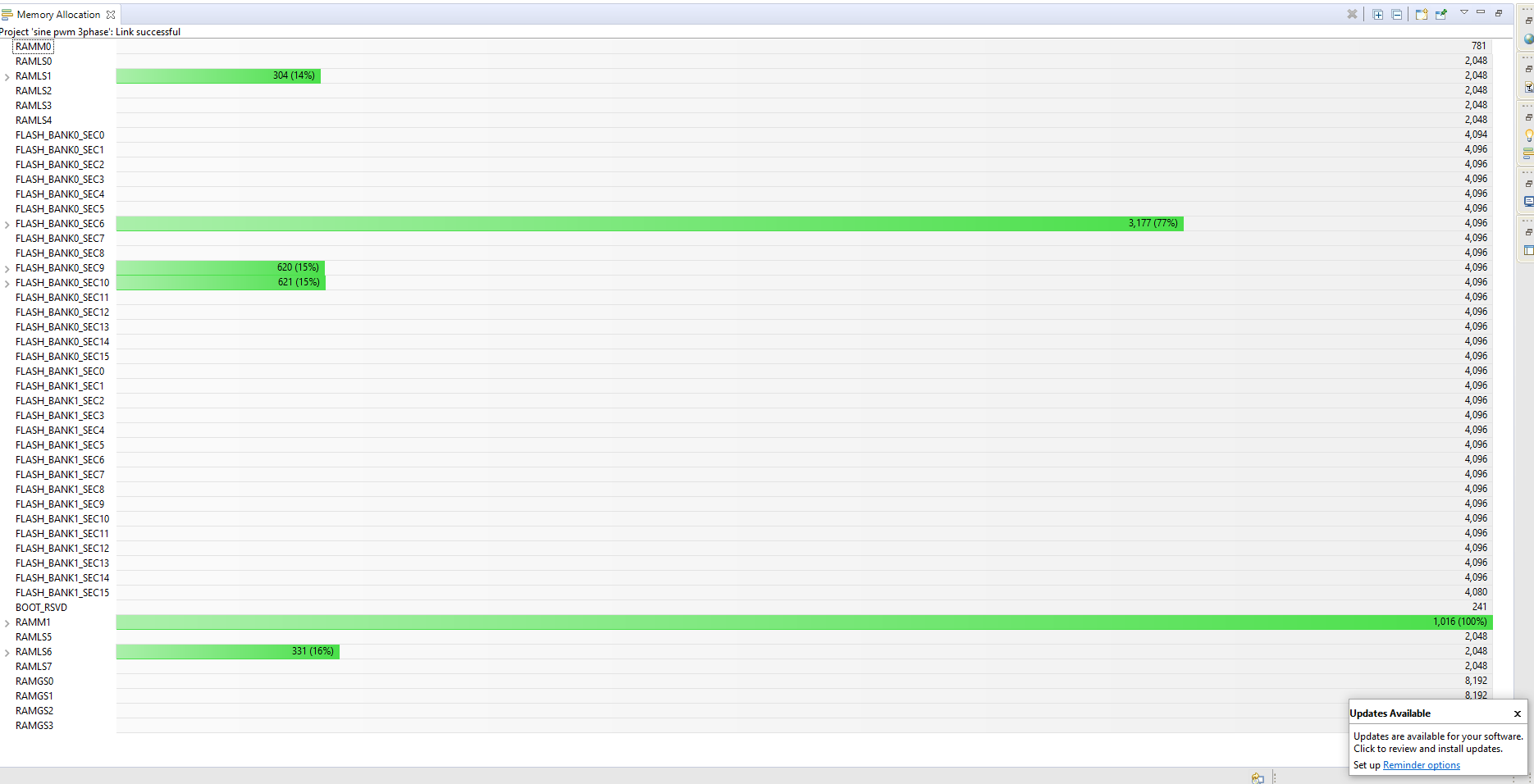 TMS320F280049: modified linker files for flashing 2 programs - C2000 microcontrollers forum ...
