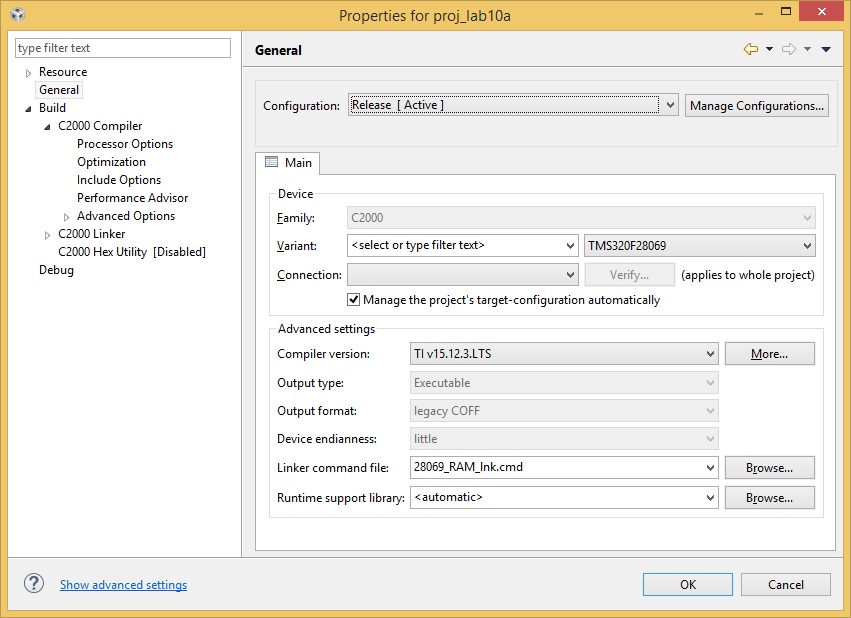 Invalid Target Config File C2000 Microcontrollers Forum C2000™︎ Microcontrollers Ti E2e