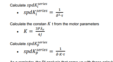 TMS320F28027F: Speed loop parameter in LAB05B - C2000 microcontrollers ...
