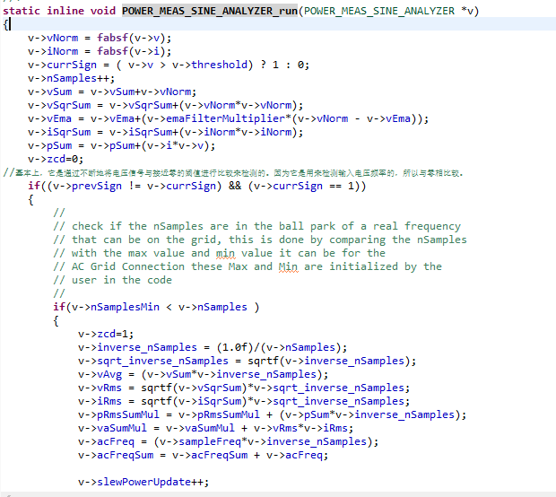 CCS/TIDM-1000: three-phase Vienna：POWER_MEAS_SINE_ANALYZER_run - C2000 ...