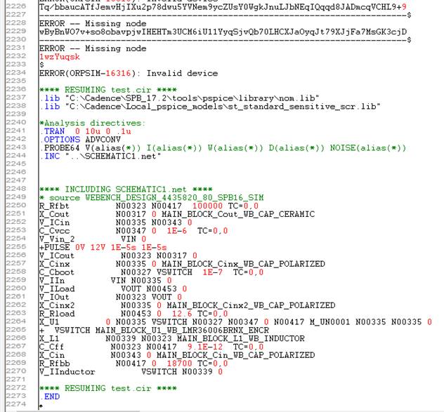 WEBENCH® Tools/LMR36006: export webench design to pspice - Power management forum - Power ...