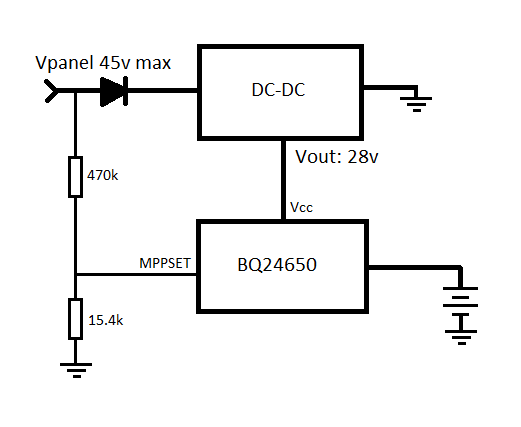 BQ24650 Full panel input via Buck DC-DC. - Power management forum ...