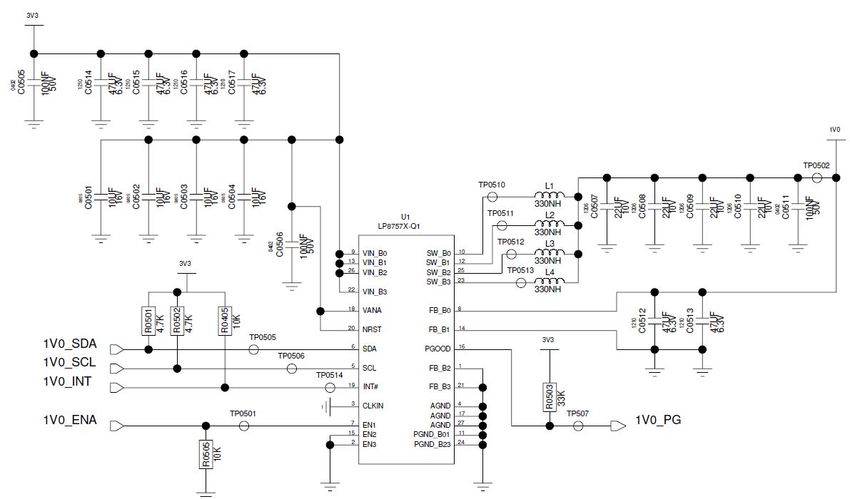 LP875701-Q1: Failure of 1V0 output voltage - Power management forum - Power management - TI E2E ...