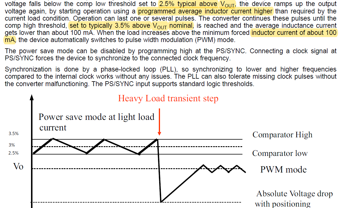 TPS63020: Power save mode output voltage rising - Power management ...