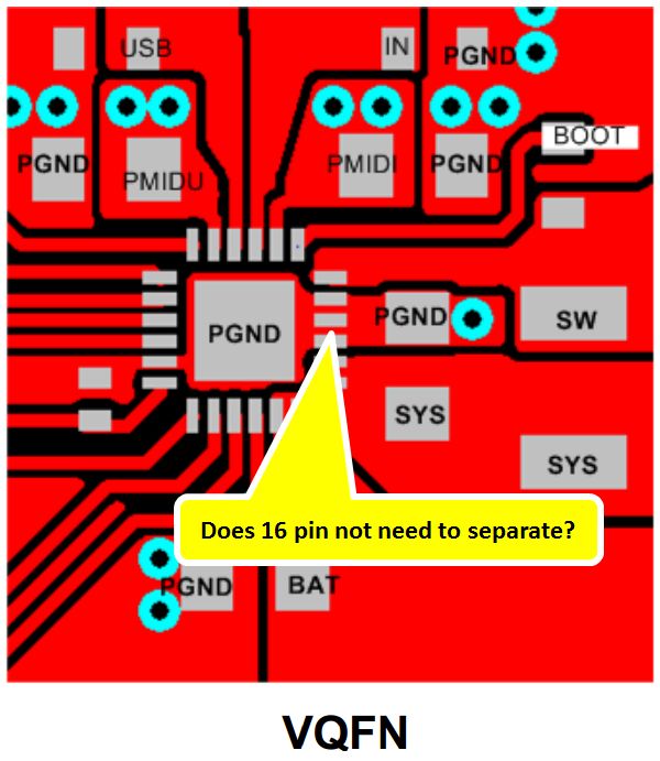bq24160 VQFN / Is 16 pin SGND or PGND? - Power management forum - Power ...