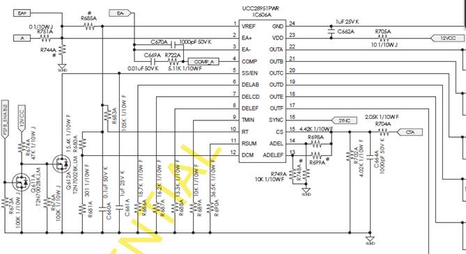 UCC28951: UCC28951 master & slave application question - Power ...