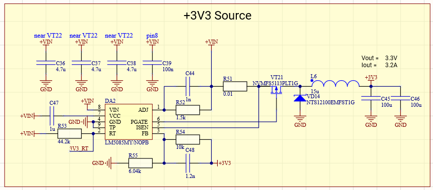 LM5085: Current limiter feature in real prototype doesn't match ...
