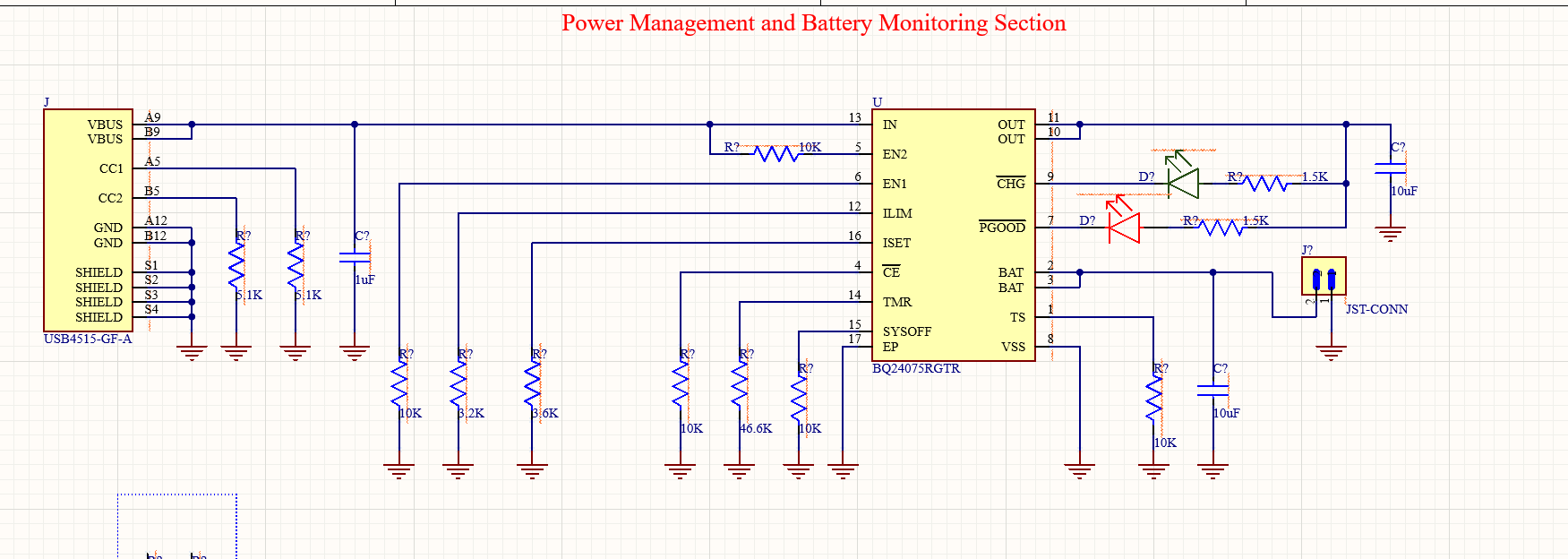 BQ24075: Schematic Review - Power management forum - Power management ...