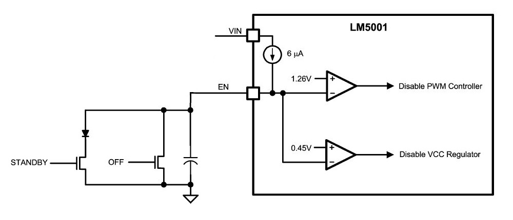 LM5001: Start up delay circuit - Power management forum - Power ...