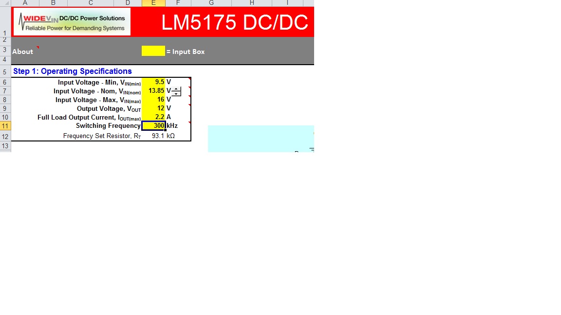 LM5175 Quickstart Calculator bug - Power management forum - Power ...