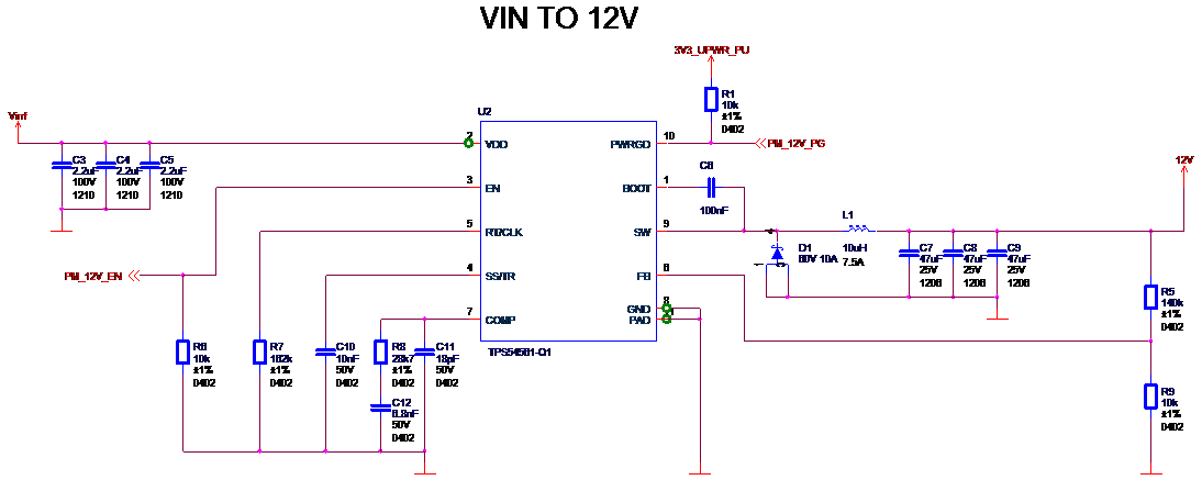 TPS54561-Q1: Low-dropout 100% duty cycle operation - Power management forum - Power management ...