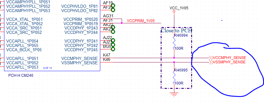 TPS548A20: Connections of VCC_SENSE and VSS_SENSE pins from Intel ...