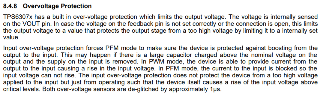 TPS63070: Overvoltage protection - Power management forum - Power management - TI E2E support forums