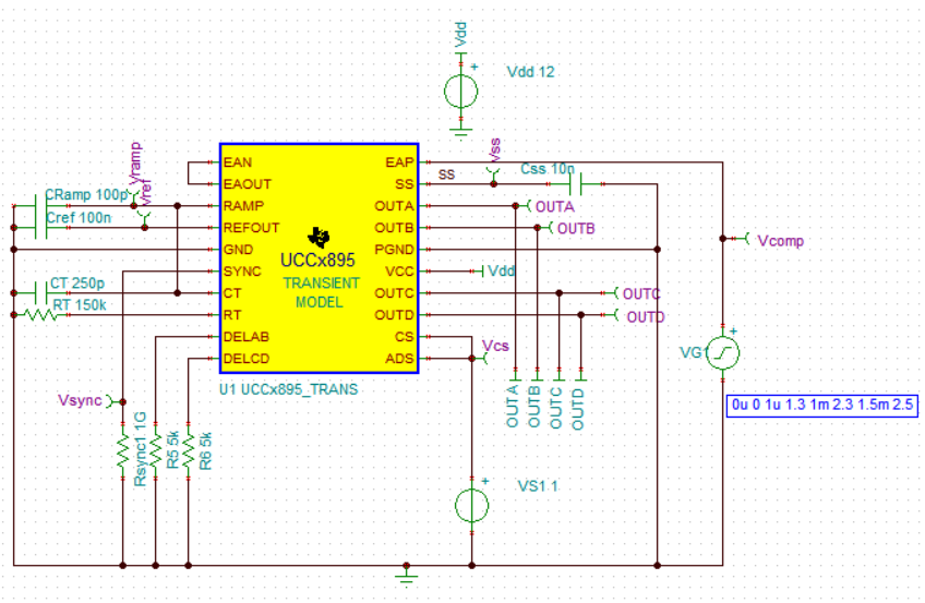 UCC3895: Skipping pulse on osc/sync, - Power management forum - Power ...