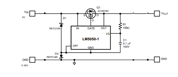 LM5050-1: significance of D1 - Power management forum - Power ...