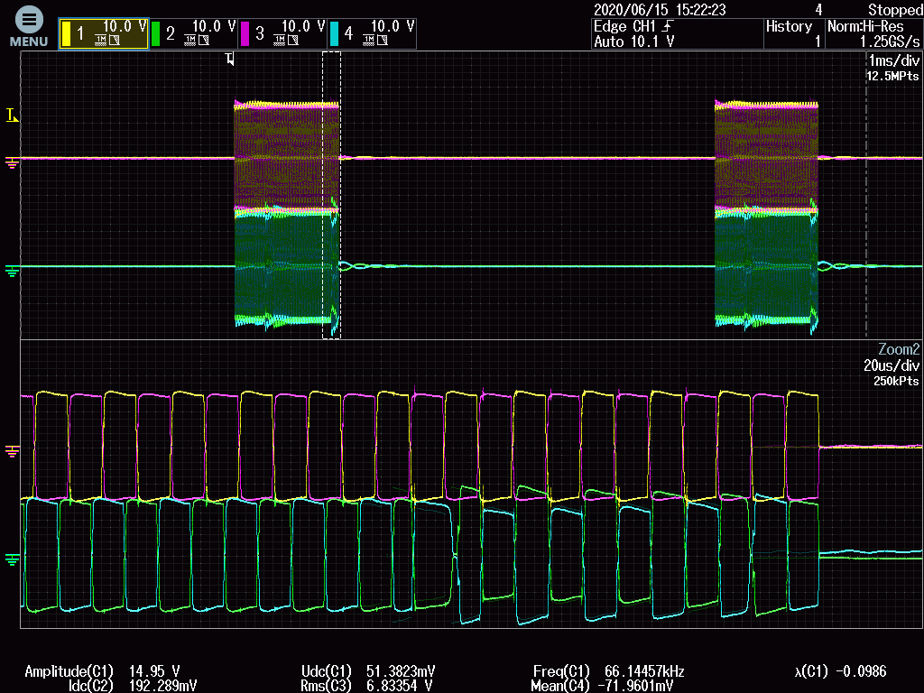 UCC28950: Distorsion in OUTC and OUTD during burst mode - Power ...