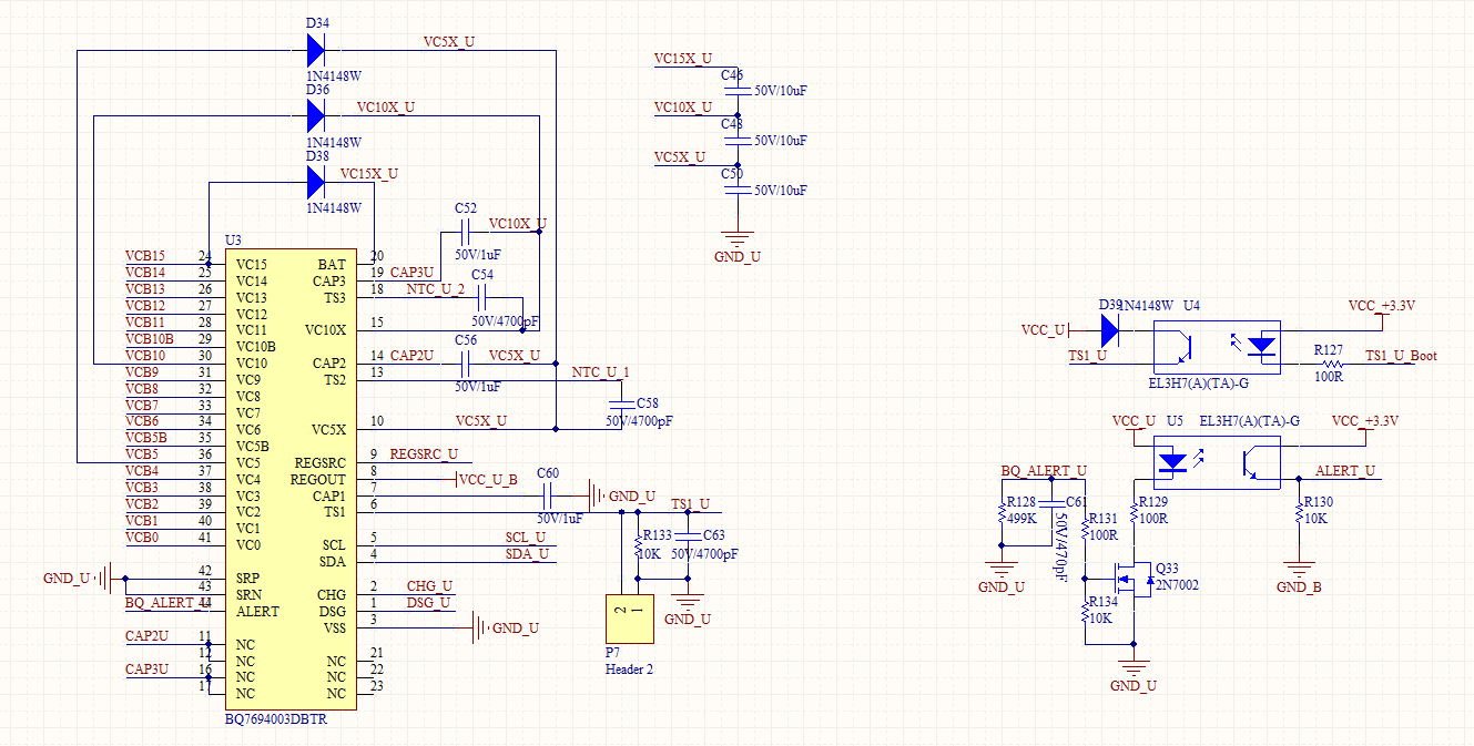 BQ76940: Two BQ76940 Cascade and high-end IC always broken - Power ...
