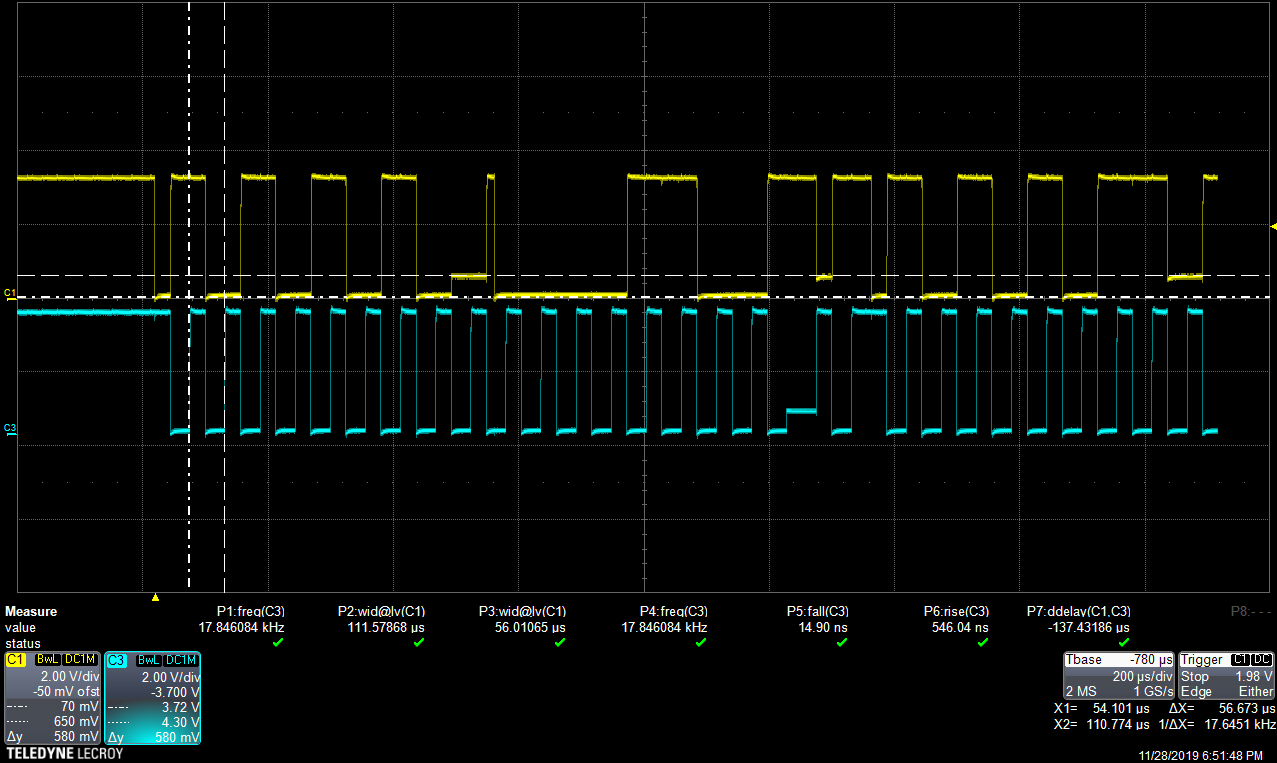BQ27750: I2C low level voltage cannot reach 0V - Power management forum ...