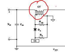 UCC28950: Current Transformer in series with the DC Bus? - Power ...