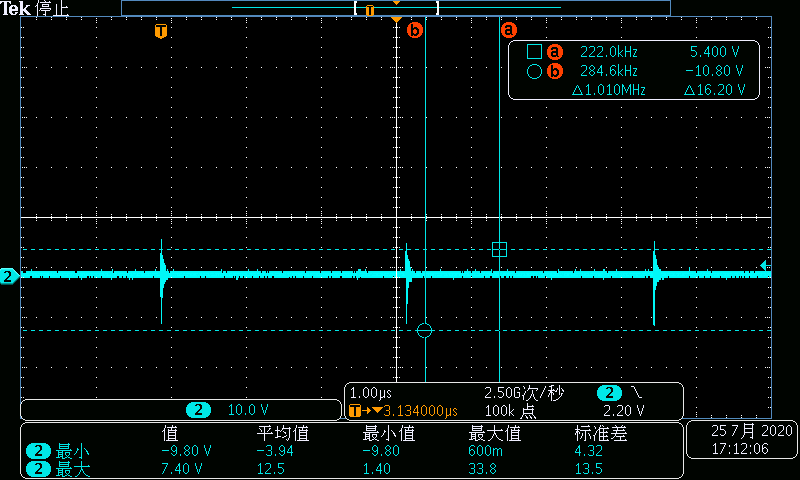 LM5175: In the buck working mode, the input voltage is 24V and the ...