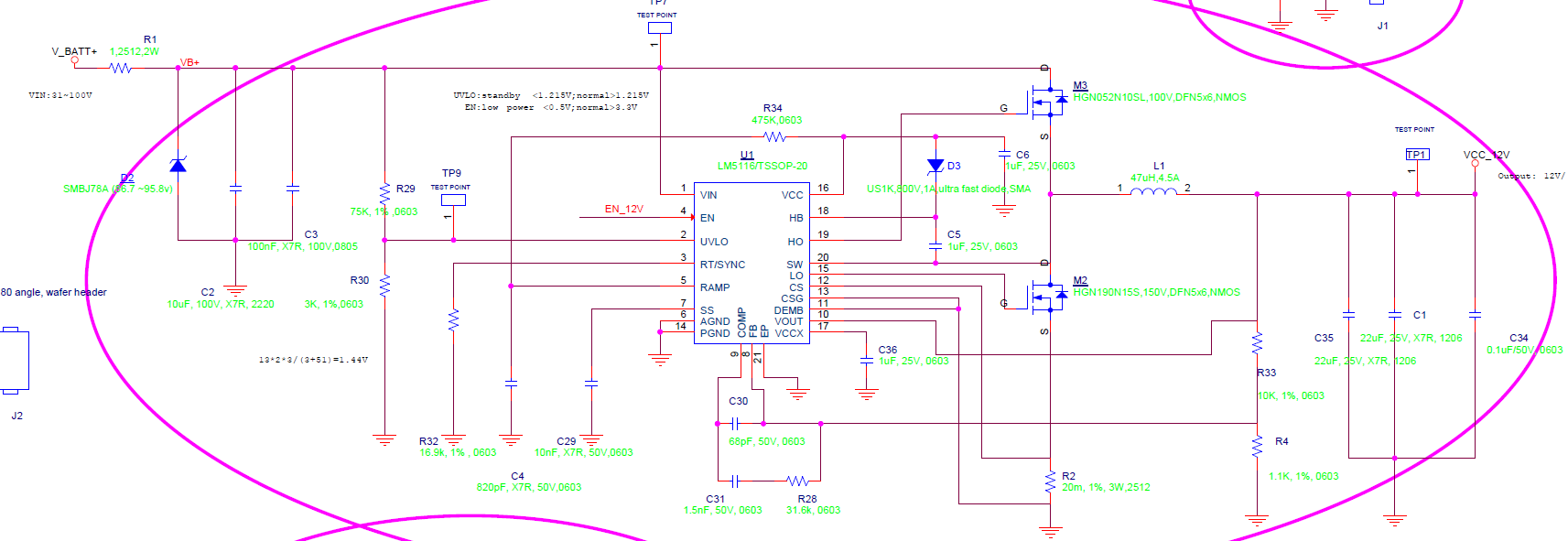 LM5116: LM5116 out ripple issue - Power management forum - Power ...