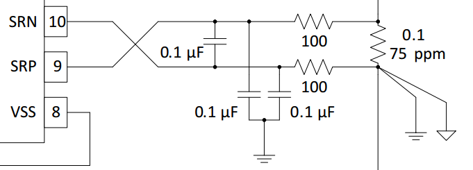 BQ35100: BQ35100 layout, wire width of SRP&SRN to Rsense, and method of diferential - Power ...