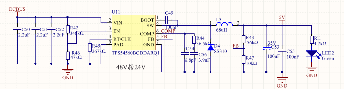 TPS54560B-Q1: Abnormal FB voltage - Power management forum - Power management - TI E2E support ...