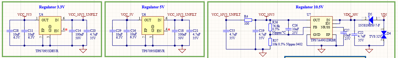 TPS7A49: Failing on fresh prototype boards: IN-OUT passing through and ...