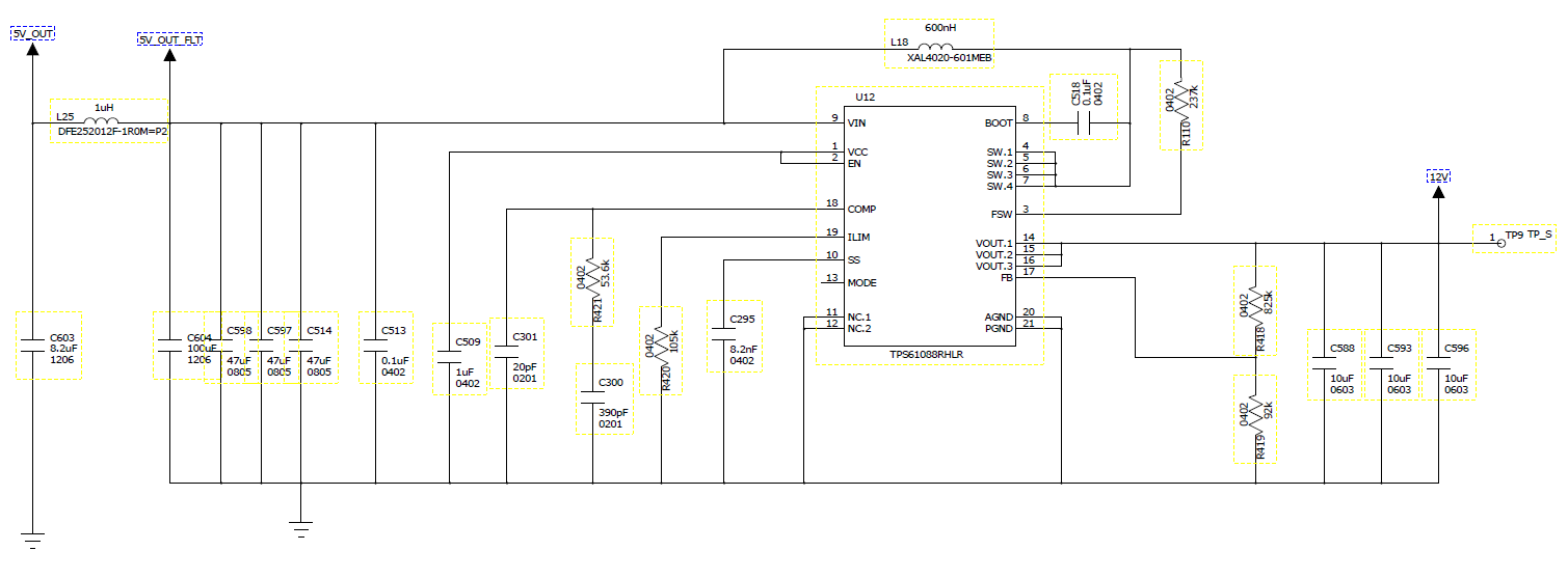TPS61088: TPS61088 output voltage drops and does not recover - Power ...