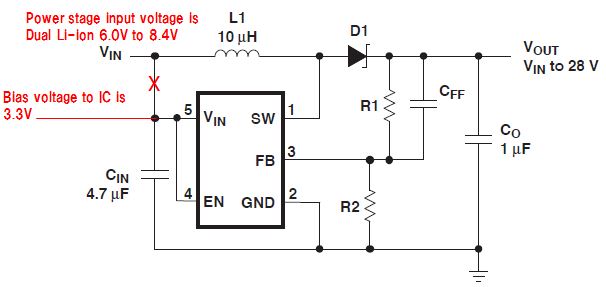 TPS61040 for Dual Li-ion application - Power management forum - Power management - TI E2E ...
