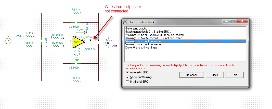 Opa1632 Simulation Bug Simulation Hardware And System Design Tools Forum Simulation Hardware
