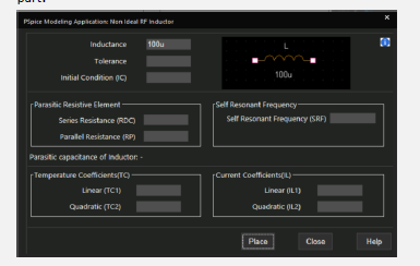 PSPICE-FOR-TI: How to put in parameters for the part I'm placing - Simulation, hardware & system ...