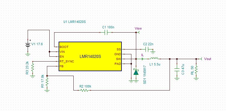 Webench® Toolslmr14020 Q1 Lmr14020 Q1 Simulation Hardware And System Design Tools Forum