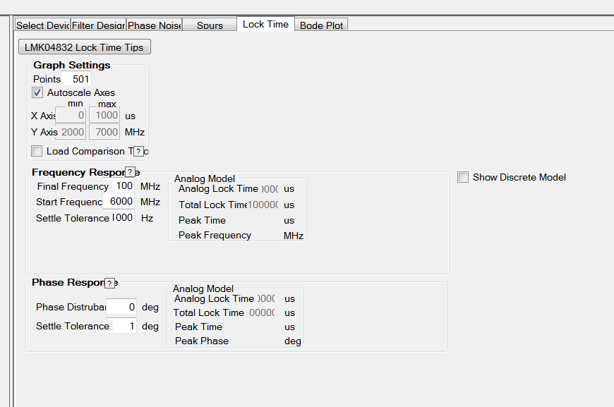 Webench® Tools Pllatinum Tool Pll Locking Tool Calculation Simulation Hardware And System