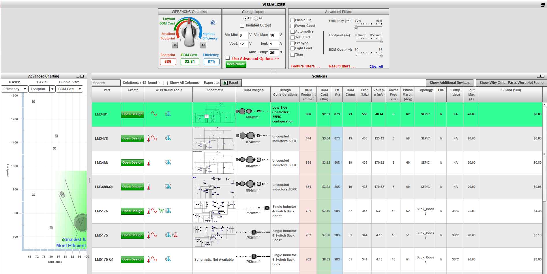 WEBENCH® Tools: DCDC recommend - Simulation, hardware & system design tools forum - Simulation ...
